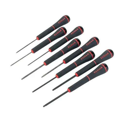 Eklind Tool 92500-XCP6 Precision Screwdriver Set PSD Black/Red - pack ...