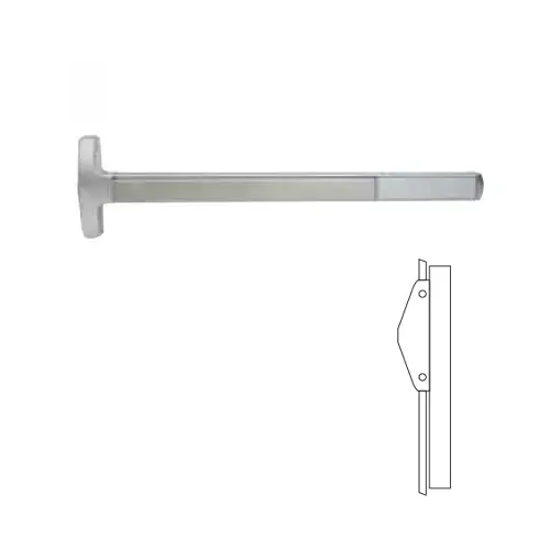 Falcon F24VE332D F-24-V-EO 3'x8' US32D SVR EXIT Satin Stainless Steel ...