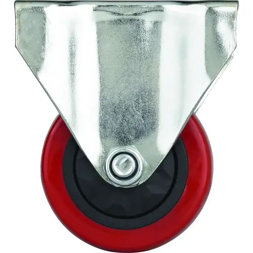 ProSource JC-380-G Rigid Caster, 3 in Dia Wheel, 30 mm W Wheel, PU ...