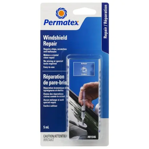 PERMATEX 81546 BullsEye Windshield Repair Kit, 0.025 fl-oz Clear Buy Now