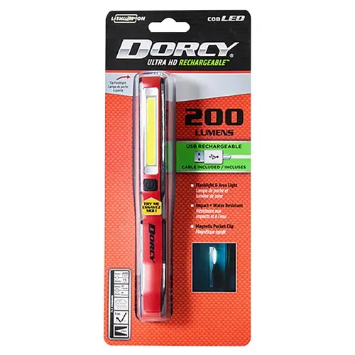 Dorcy 41-4341 Ultra HD Series Clip Light, Lithium-Ion, Rechargeable ...