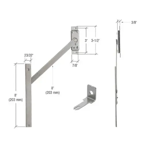 CRL EP24071 8" Window Limit Device With Key Release Buy Now