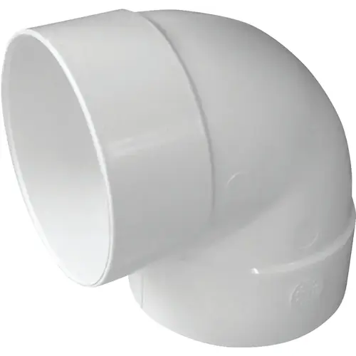 CANPLAS 414156BC Short Turn Pipe Elbow, 6 in, Hub, 90 deg Angle, PVC ...