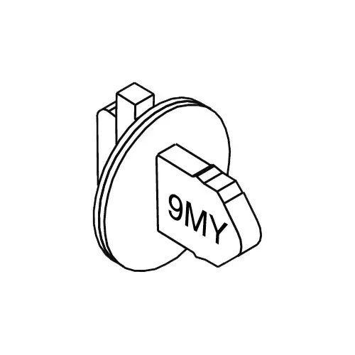 Marks AR1989-Y Tailpiece with Washer Assembly for 6 or 7 Pin Yale IC ...