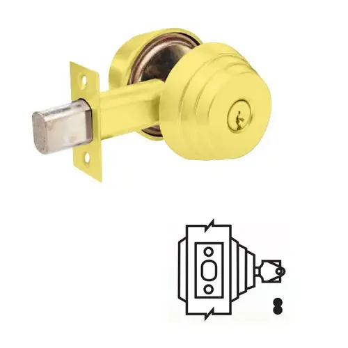 Arrow E63-US3-346-141-CS E Series Grade 2 Deadbolt Bright Polished ...