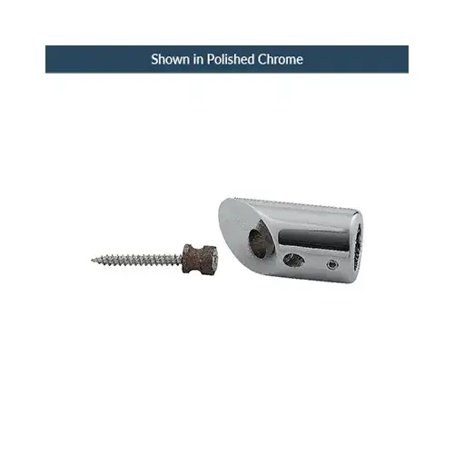 Brixwell SB-B45-BP 45 Degree Mitered Support Bar Bracket Brushed Pewter ...