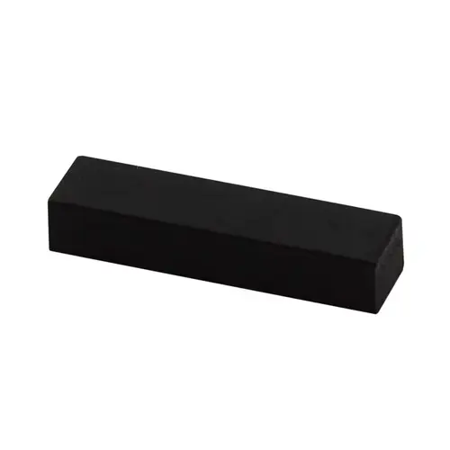 FHC TSB564 3/8" x 1/2" x 2" Thermoplastic Rubber Setting Block 90 Shore ...