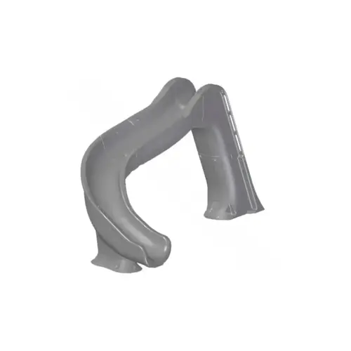 GLOBAL POOL PRODUCTS GPPSSW-GREY-L-LED Grey Side Winder Slide With Left ...