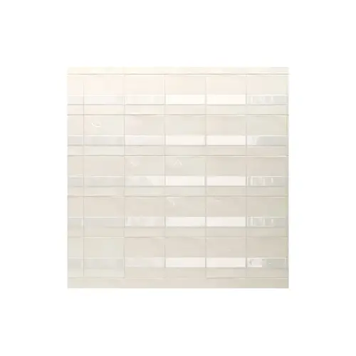 Pera Tile CON-COCONUT MILK NELLY DECOR 6" X 6" Contemporary Porcelain ...