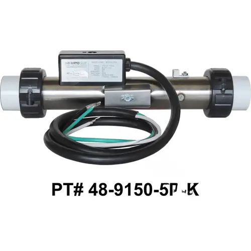 HydroQuip(TM) 48-9150-5P-K 4kw 2.25"x12" Flo-thru Arctic Spas Heater ...
