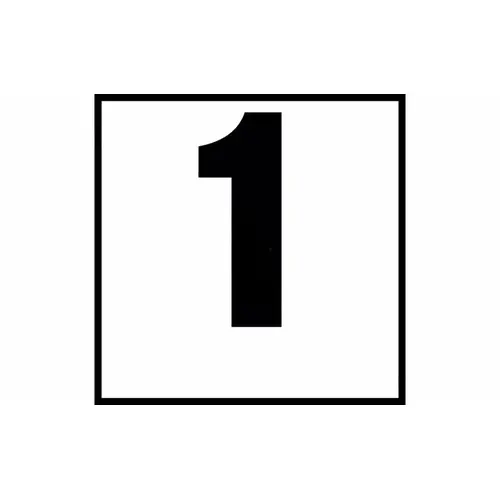 Inlays CCT611010 6x6 Top 1 Number Smooth Bw Depth Marker Buy Now