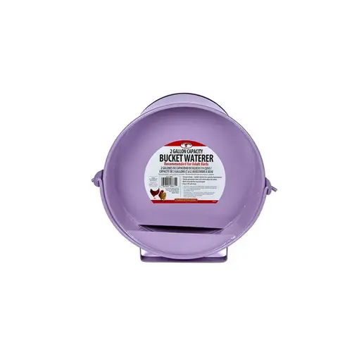 Little Giant PGB2 2-Gallon Painted Galvanized Bucket Waterer for ...