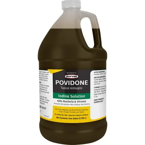 DURVET, INC. 001-41117 Povidone Topical Antiseptic Iodine Solution - 1 ...