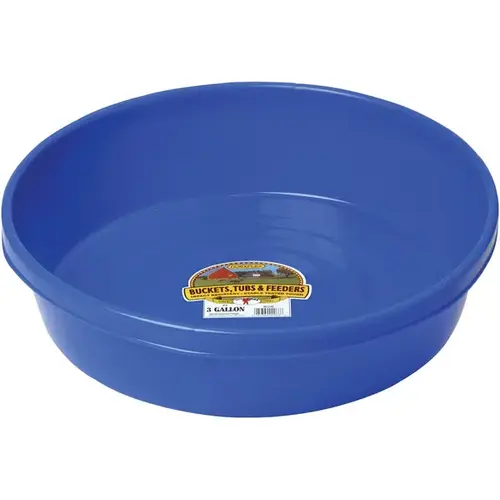 Miller P3BLUE Pan/Tub 3 Gallon Rubber-Polyethylene Blue Buy Now