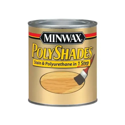 Minwax 213304444 PolyShades 4444 Wood Stain and Polyurethane, Satin ...