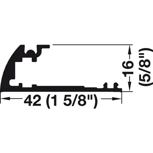 Hafele 403.21.902 Front Guide Track, for Hawa Libra With chipboard ...