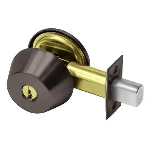 Sargent 6048510BE Single Cylinder Grade 1 Deadbolt with Large Format IC ...