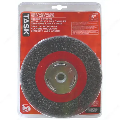 Task Tools T25668 Steel Industrial Crimp Wheel for Bench Grinders Buy Now