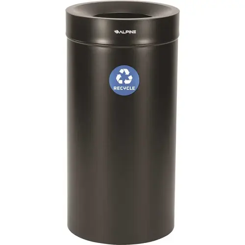 ALPINE ALP475-27-BLK-CO 27 Gallon Stainless Steel Compost Receptacle ...