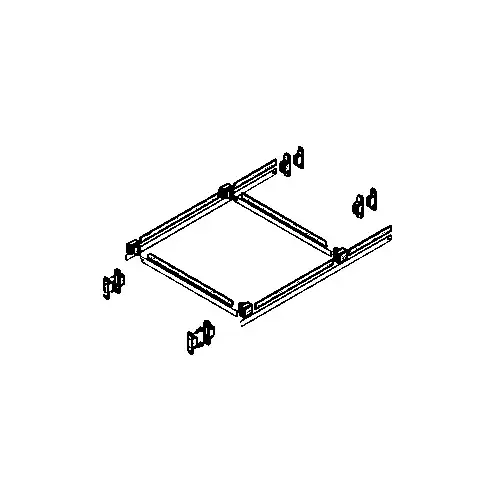 Blum-USA ZRM.5500.US BLUM Metafile 22" Hanging Rail Set, Zinc Buy Now