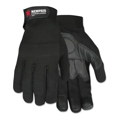 MCR Safety 903XL-XCP1 Fasguard Multi-Task Gloves, Black, X-Large Pair ...