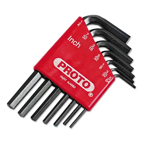 Proto 4982 Hex Key Sets, 7 per holder, Hex Tip, Inch Buy Now