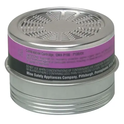 MSA 815185 Comfo Respirator Cartridge, CL//MV/Particulates, Comfo ...