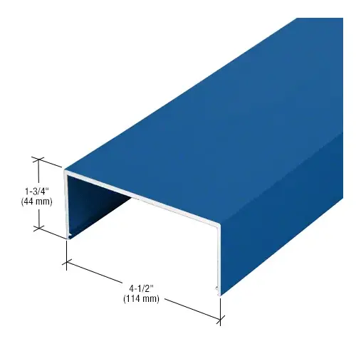 CRL-U.S. Aluminum JC45771 Center Hung Door Header, Custom Paint - 21 ft ...