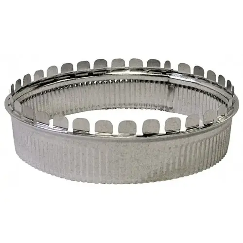 Value Collection 01207000Z 7" ID, Galvanized Duct Round Starting Collar ...