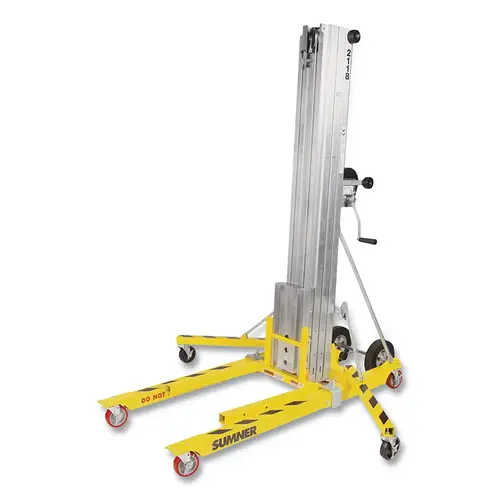 Sumner 783651 Series 2100 Contractor Lift, 650 lb Capacity, 18 ft 4-3/8 ...