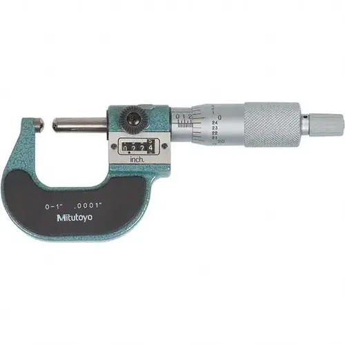 MITUTOYO 295-253CAL Spherical Face Micrometers; Operation Type ...