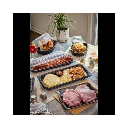 Pactiv Corporation YCNC1670DPPZ Full Slab Rib Take-Out Container Base ...