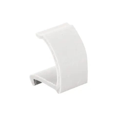 Prime-Line P 7873-XCP25 Glass Retainer, Snap-In, Rigid Vinyl, White, 72 ...