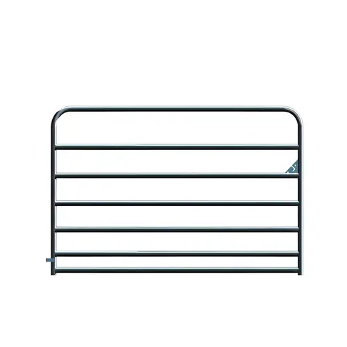 Alligator Brand 14233684 7 Bar Round Corner 4 ft Length Gate Black ...