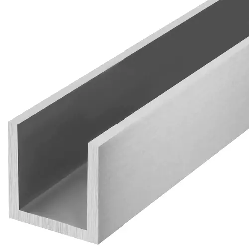 Brixwell WGU3BA-CCP4 Wet Glaze Deep U Channel 1" Height Brite Anodized ...