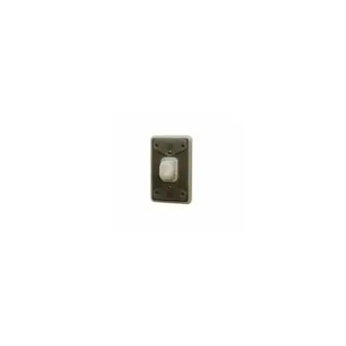 Hubbell HBL1795 Press Switch/AC Toggle Weatherproof Plate, 1 Gang ...