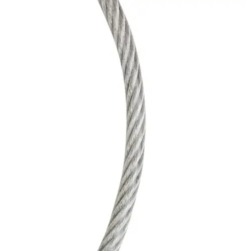 Koch A41104-XCP5 3/32-3/16" D X 50 ft. L Galvanized Clear Vinyl Coated ...
