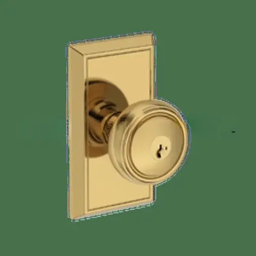 Baldwin Reserve ENBREHFR003SMC Entry Bremerton Knob and Chamfered 5 ...