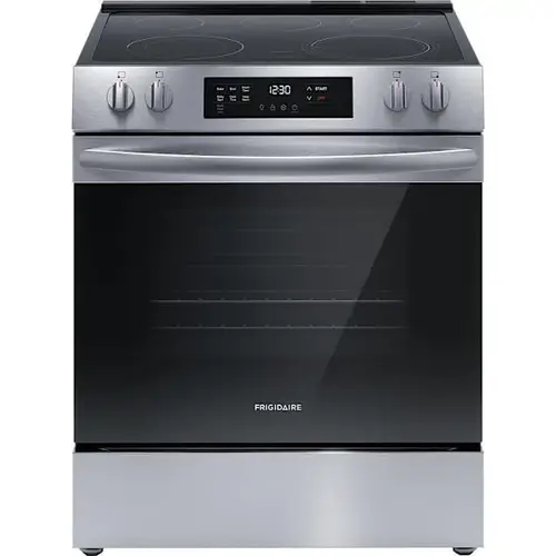 Frigidaire FCFE3062AS 30" 5.3 Cu. Ft. 5-Burner Element Slide-In ...