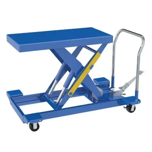 Vestil CART-LP-2000-2040-FP Cart Scissor Low Profile Foot Pump, 2000 ...