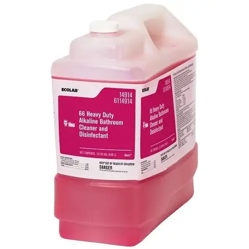 ECOLAB 6114914 2.5 G. 66 Heavy Duty Alkaline Bathroom Cleaner And ...