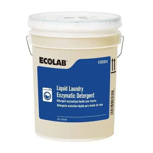 ECOLAB 6100914 Liquid Laundry Enzymatic Detergent 5gal Buy Now