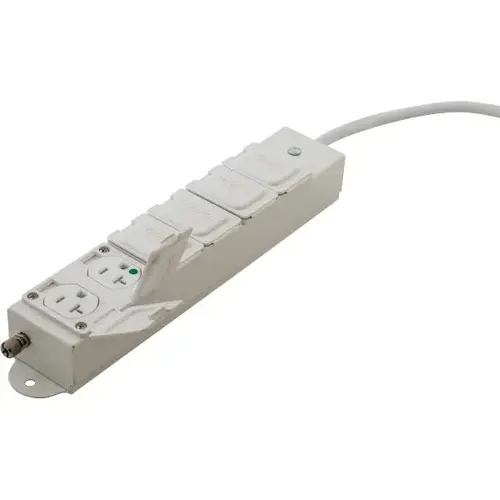 Hubbell HBL6MGRPT620 Heathcare 6-Outlet Power Strip Buy Now