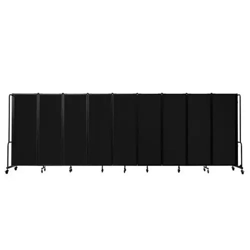 National Public Seating RDB6-9PT10 Room Divider 6 ft Height 9 Sections ...