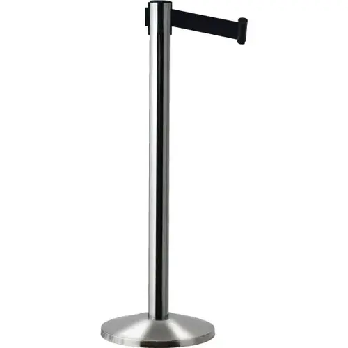 Hd Supply 692843 Queueway Stanchion, Polished Stainless Steel With ...