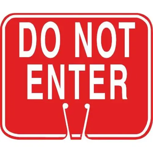 Hd Supply 265674 Do Not Enter Traffic Cone, Snap-On Sign Buy Now