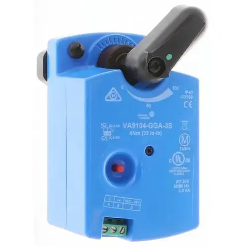 Johnson Controls VA9104-GGA-3S 24v, 0-10,2-10vdc Proportional, 35# Non ...