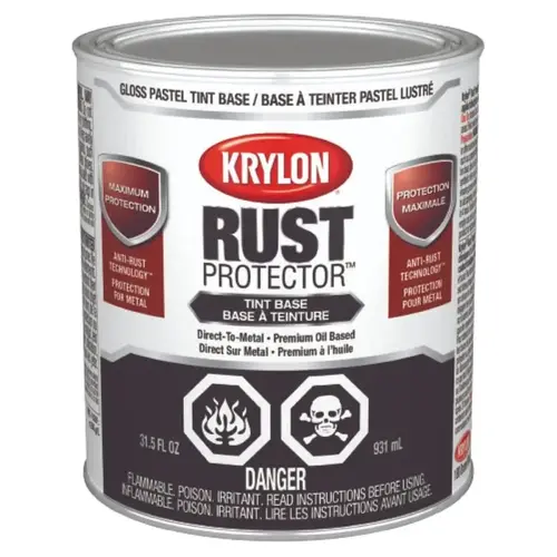 KRYLON 469603008 Krylon Rust Protector Enamel Paint, Oil, Gloss, Pastel ...