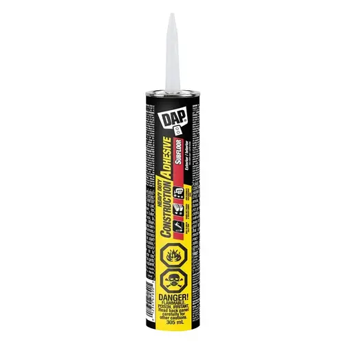 DAP 7079874981 DAP Subfloor Construction Adhesive, Light Tan, 10.3 fl ...