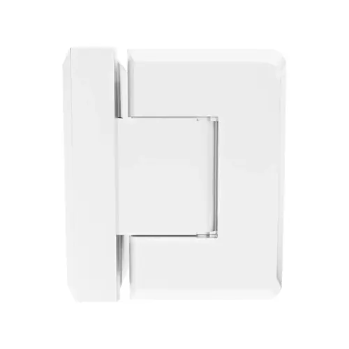 Brixwell H-P90GTG-W Glass To Glass Mount Shower Door Hinge 90 Degrees 3 ...